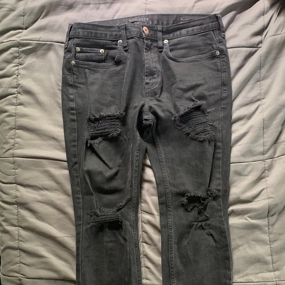 PacSun | Jeans | Mens Black Ripped Jeans | Poshmark
